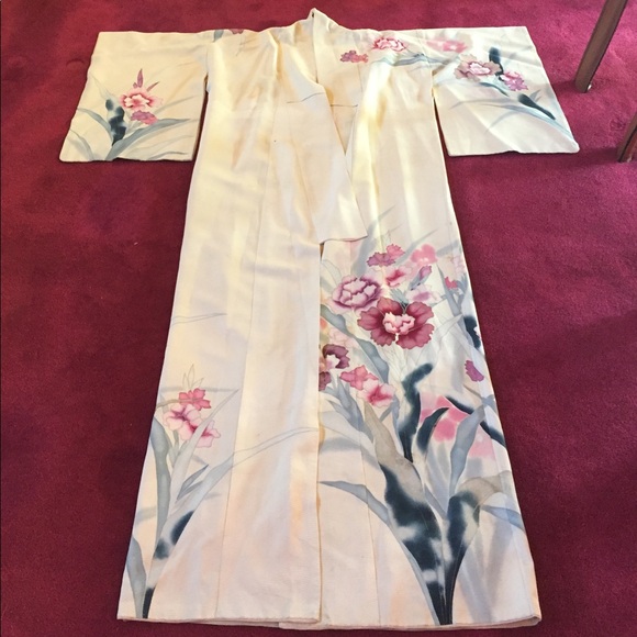Vintage | Other | Rare Vintage Traditional Japanese Silk Kimon | Poshmark